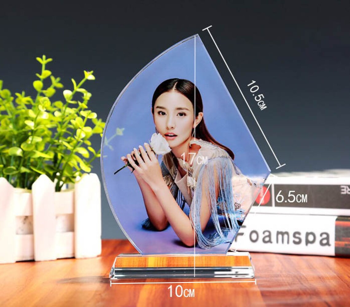 CraftyMemoryGifts custom Photo Crystal gift Personalized | Etsy