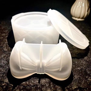 Bows Storage Box/silicone Resin Box Molds for Resin Casting, Resin Jar ...
