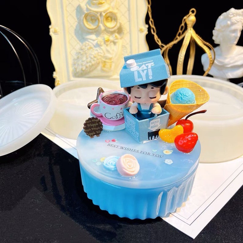 Big Stackable Storage Box Silicone Mold Round Shaped Box/jar - Etsy