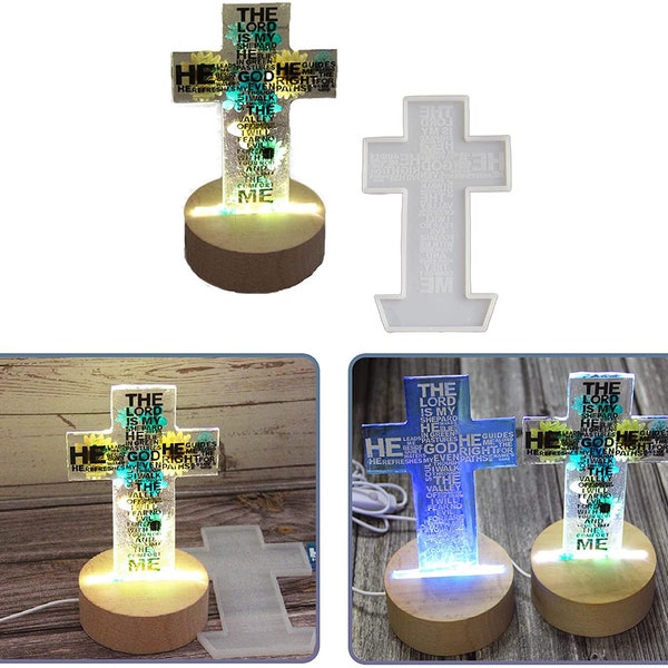 Silicone Mold Cross With Base - Etsy
