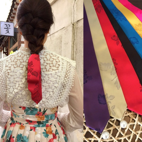 Korean Hanbok Hair Ribbon - Etsy