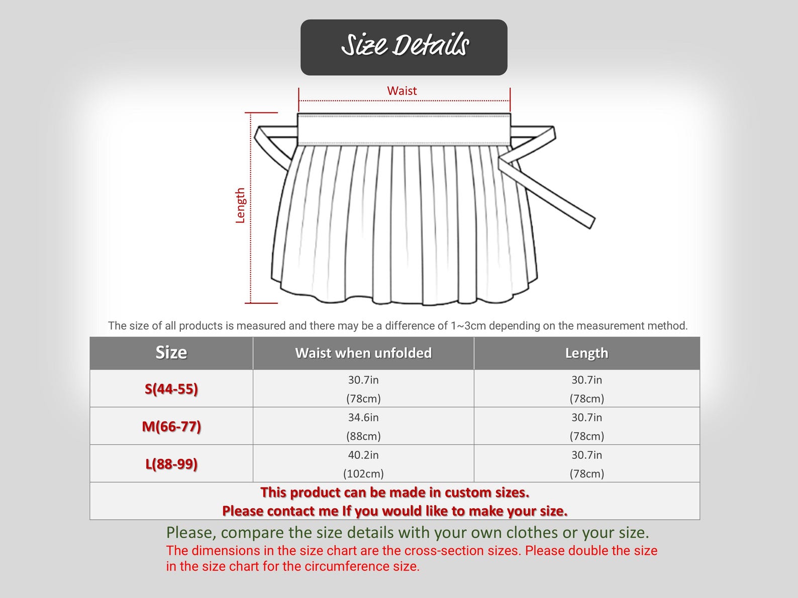 Hanbok Women Wrap Skirt With Buttons, Korean Modern Hanbok Casual Party ...