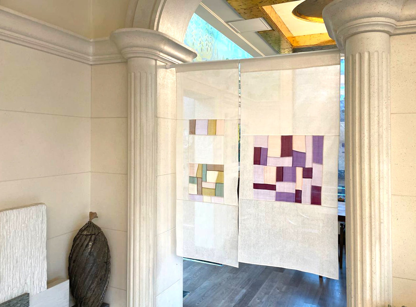 Ramie Korean Patchwork Curtain/ Korea Traditional Jogakbo Shades ...