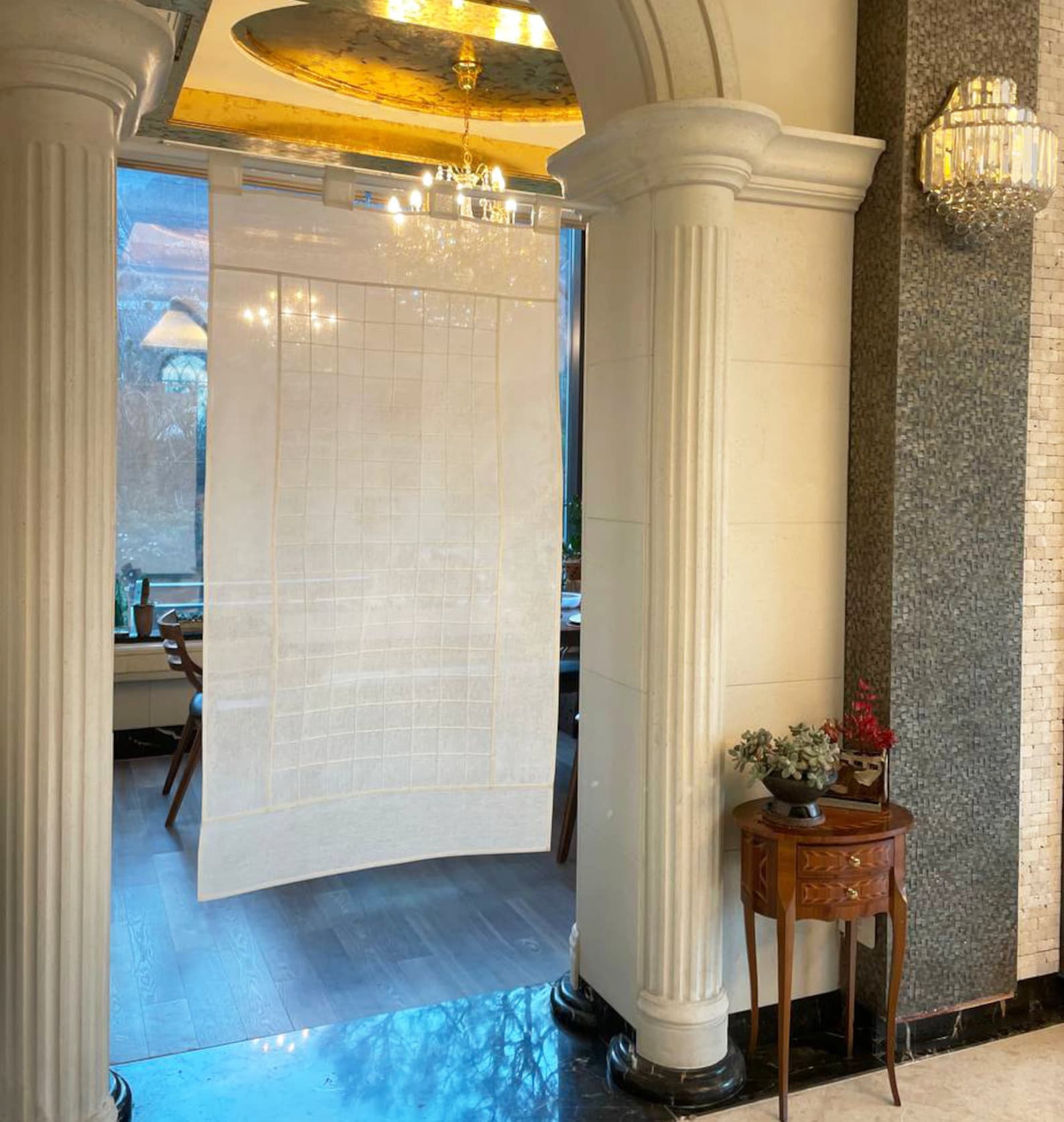 Ramie Korean Patchwork Curtain/ Korea Traditional Jogakbo Curtain ...