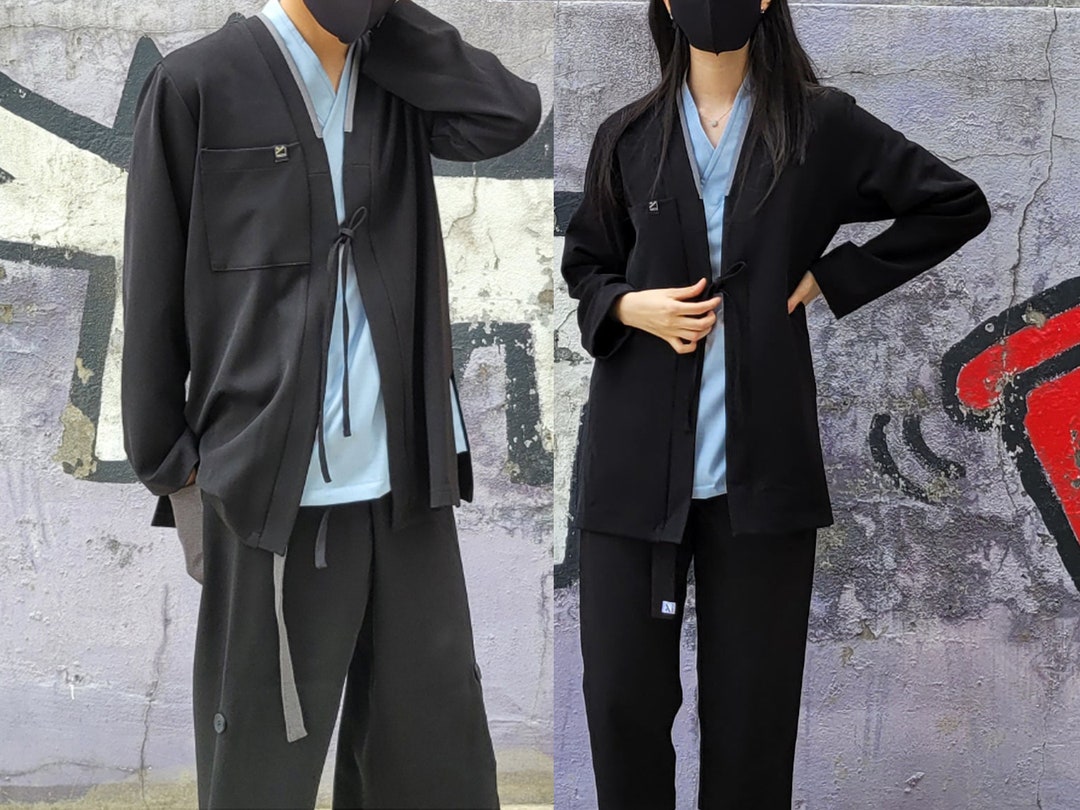 Hanbok Jacket Cardigan Durumagi for Men / Women, Korean Modern Hanbok K ...