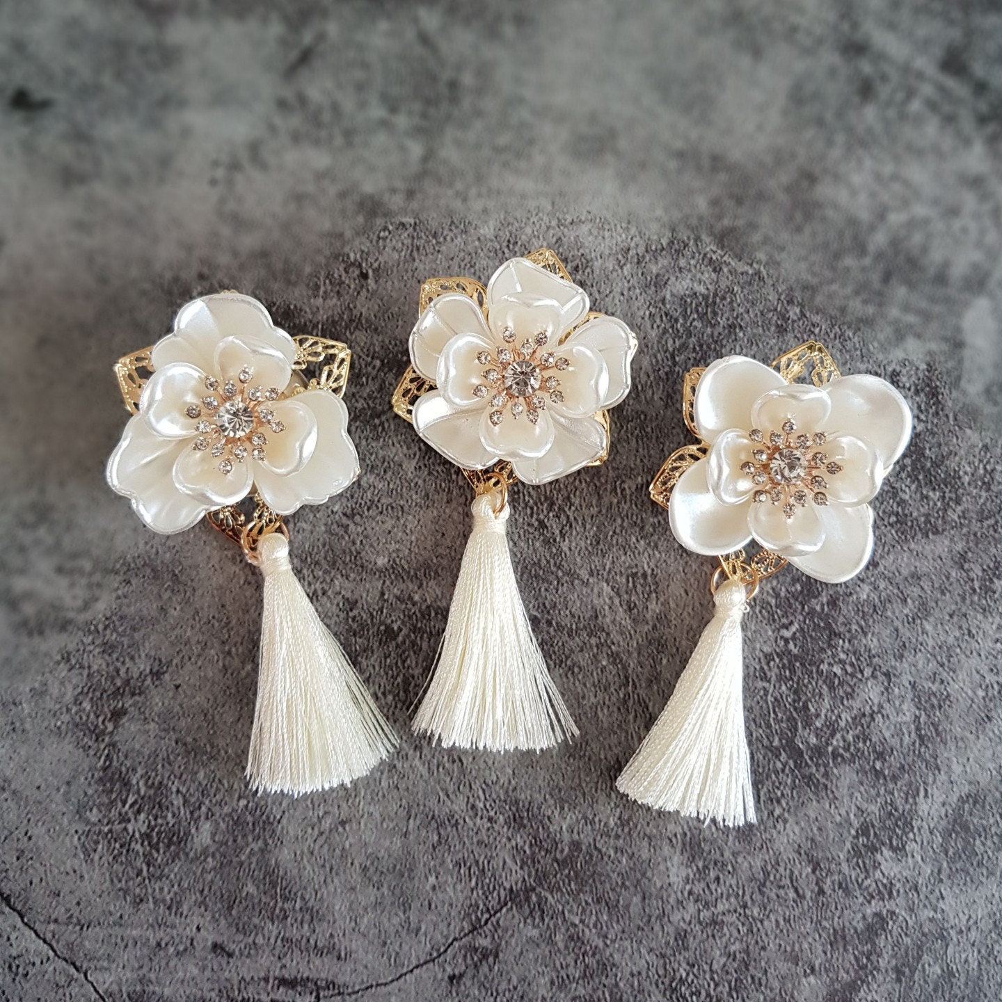 Hanbok Brooch Korean Hanbok Accessory Ornament Flower With | Etsy