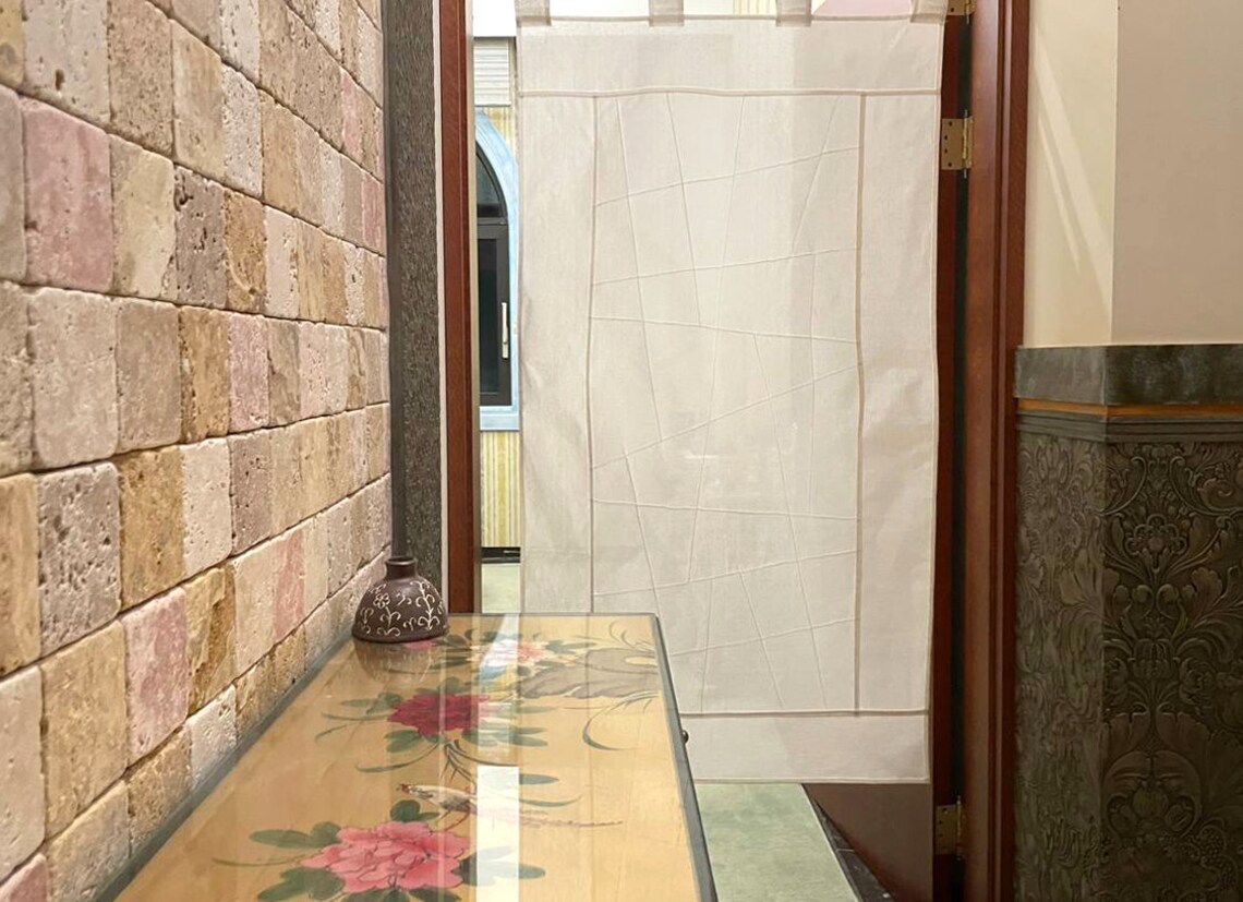 Ramie Korean Patchwork Curtain/ Korea Traditional Jogakbo Curtain ...