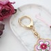 Rose of Sharon Keychain Norigae, Beautiful Korean Traditional Hanbok ...