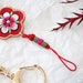 Rose of Sharon Keychain Norigae, Beautiful Korean Traditional Hanbok ...
