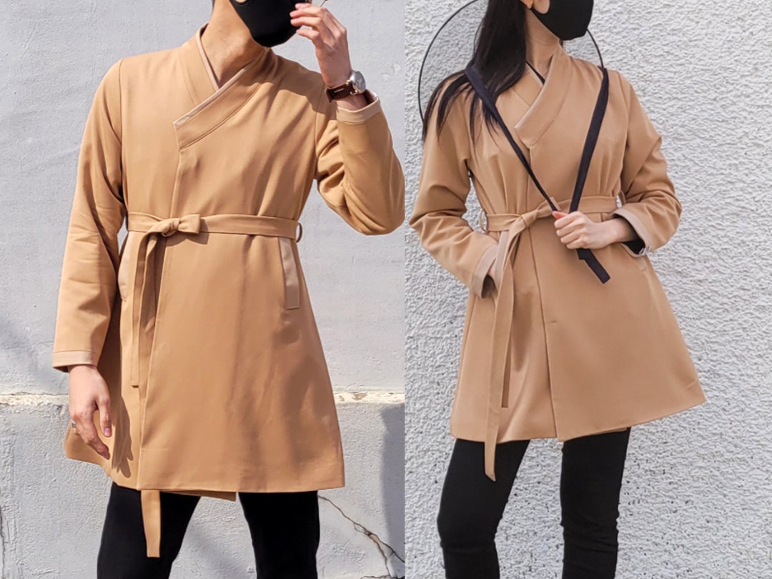 Hanbok Jacket Durumagi for Men / Women, Korean Modern Hanbok K-pop ...