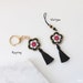 Rose of Sharon Keychain Norigae, Beautiful Korean Traditional Hanbok ...