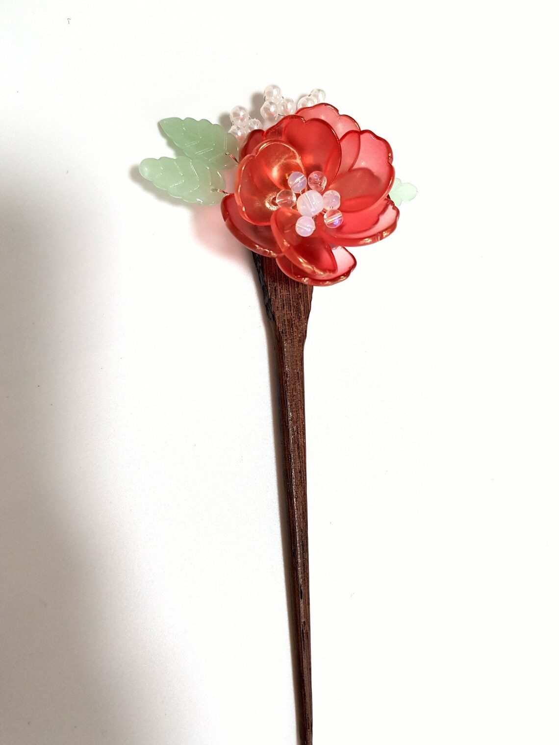 Binyeo Korean Traditional & Modern Hair Stick Accessory Red - Etsy