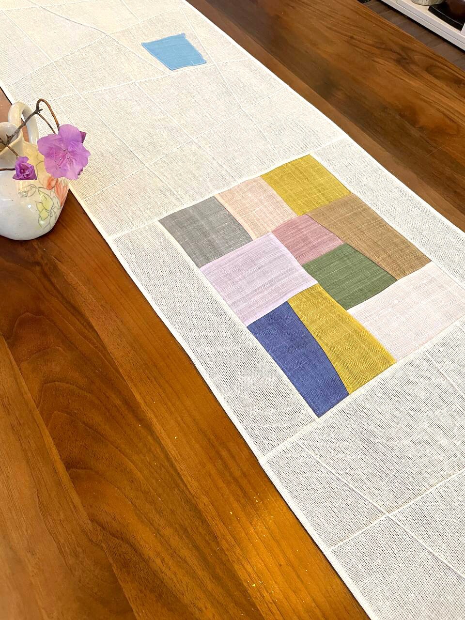 Ramie Korean Patchwork Curtain/table Runner Korea Traditional - Etsy