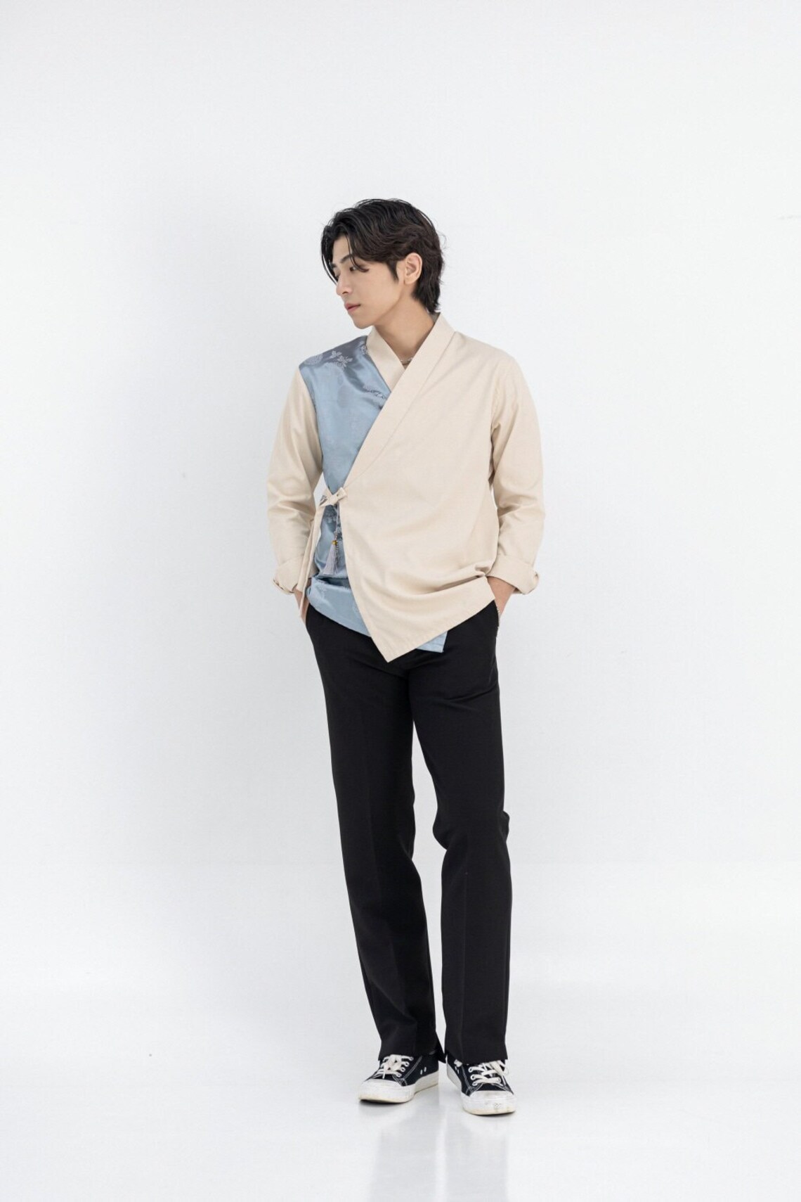 Hanbok Shirt for Men Korean Modern Hanbok Top Jacket Casual - Etsy
