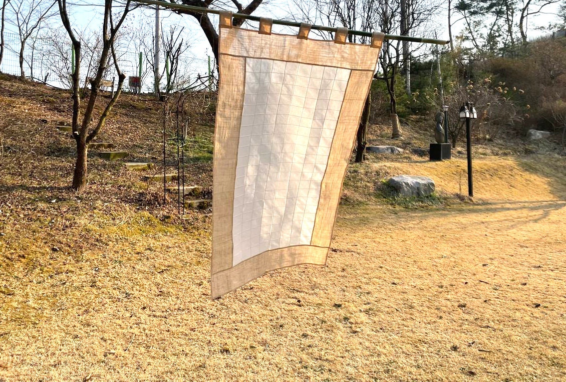 Ramie Korean Patchwork Curtain/ Korea Traditional Jogakbo Curtain ...