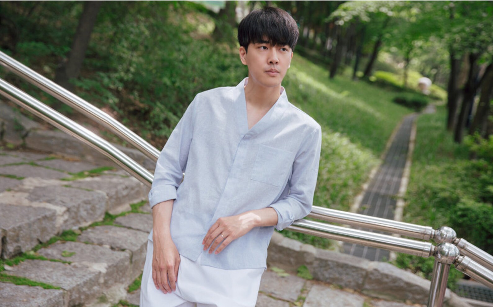 Hanbok shirt for Men & Women Korean Modern Hanbok Linen Shirt | Etsy