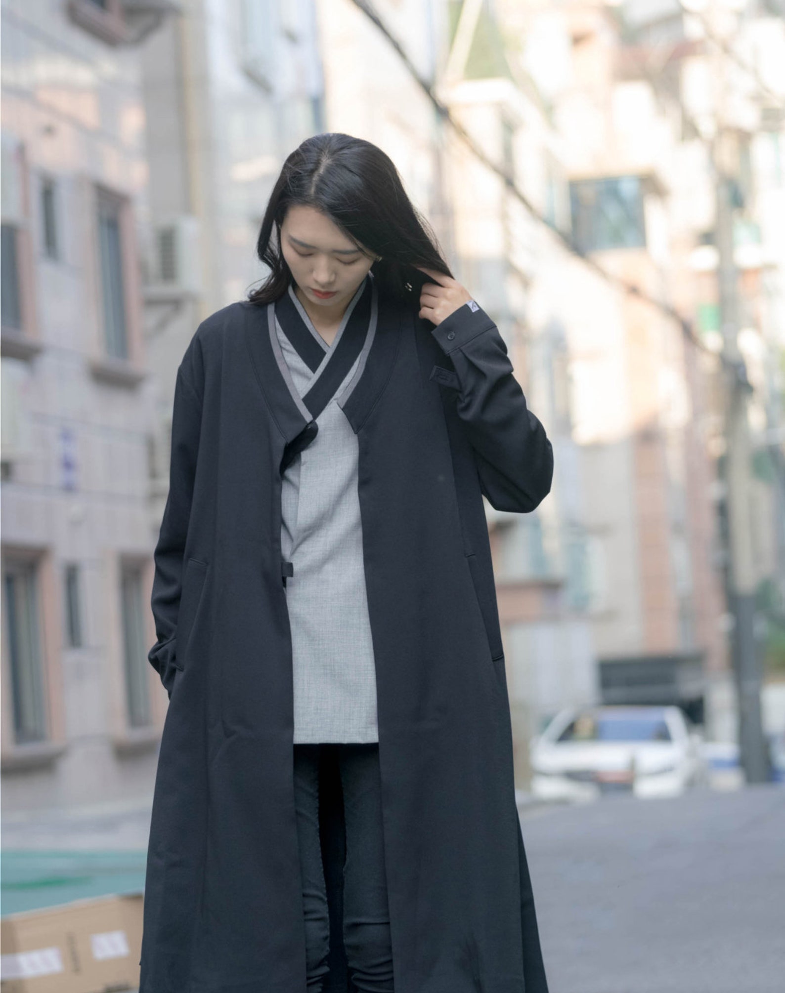 Hanbok Jacket Durumagi for Unisex, Korean Modern Hanbok Daily Casual ...