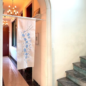 Korean Embroidery Hemp Curtain/ Korea Traditional Wall Deco, Korean ...