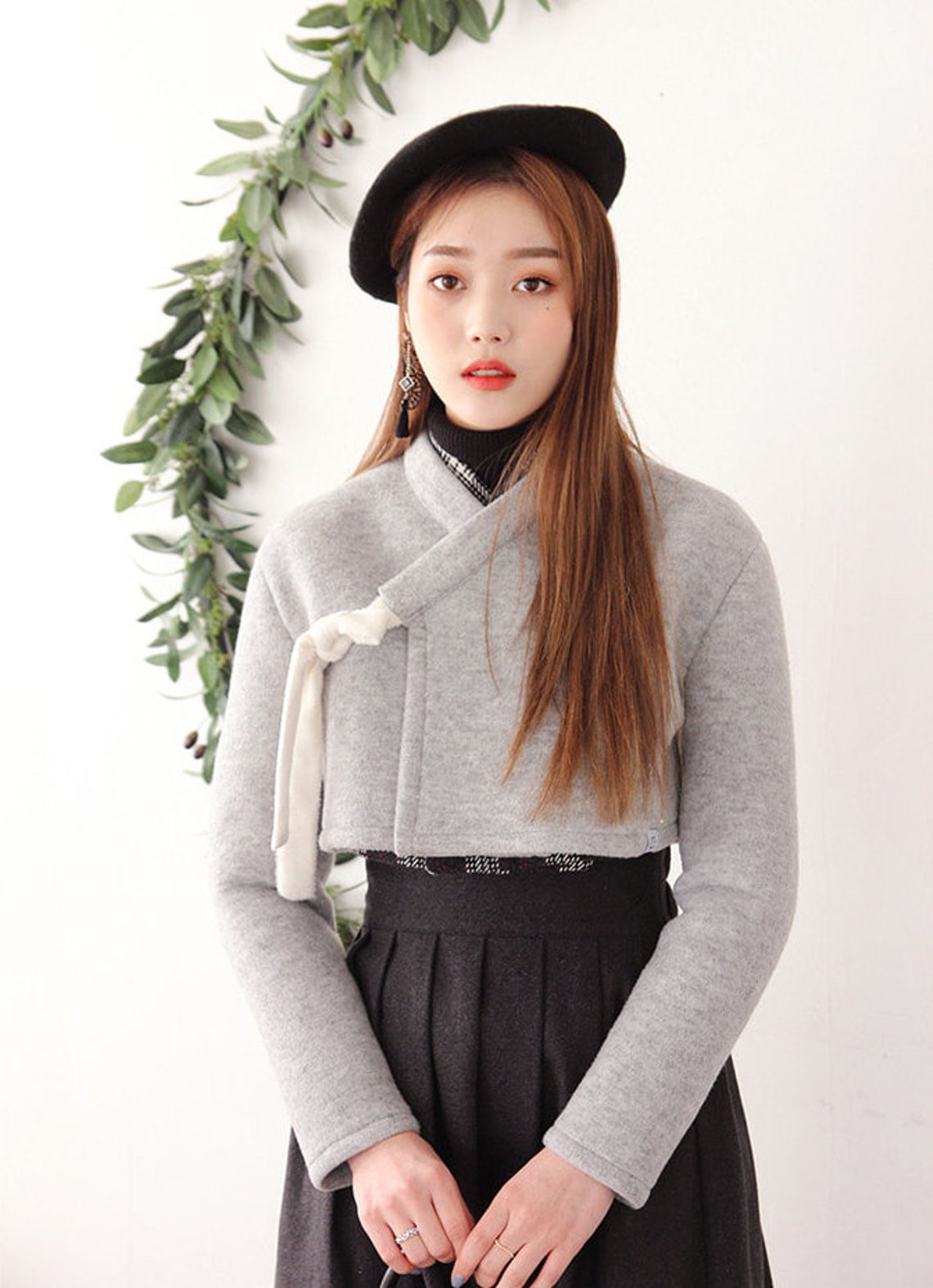 Hanbok Women Warm Short Jacket Top Korean Modern Hanbok - Etsy