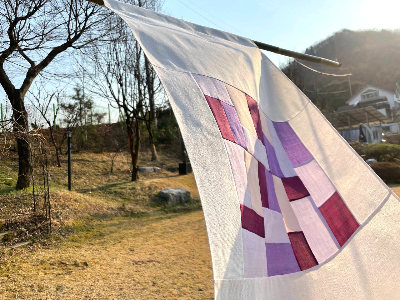 Ramie Korean Patchwork Curtain/ Korea Traditional Jogakbo Shades ...
