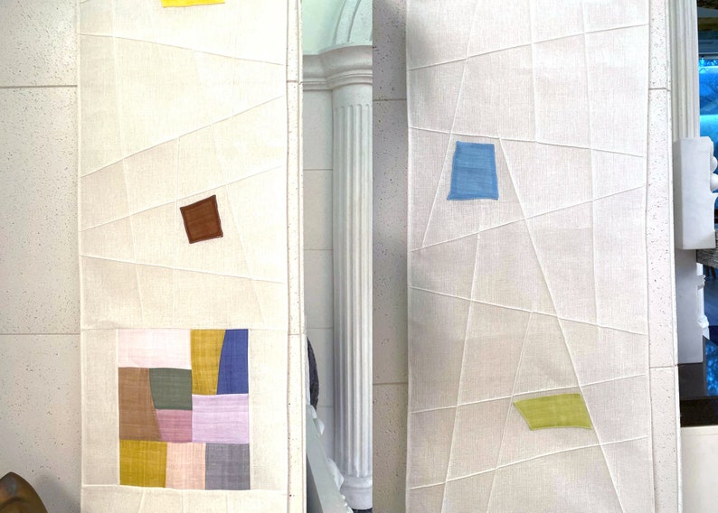 Ramie Korean Patchwork Curtain/table Runner Korea Traditional - Etsy