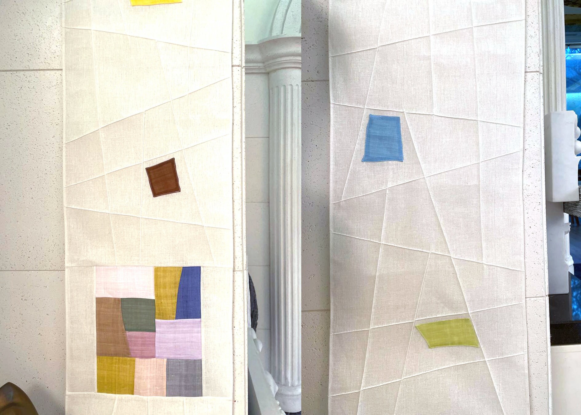 Ramie Korean Patchwork Curtain/table Runner Korea Traditional - Etsy