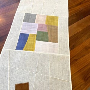 Ramie Korean Patchwork Curtain/table Runner, Korea Traditional Jogakbo ...