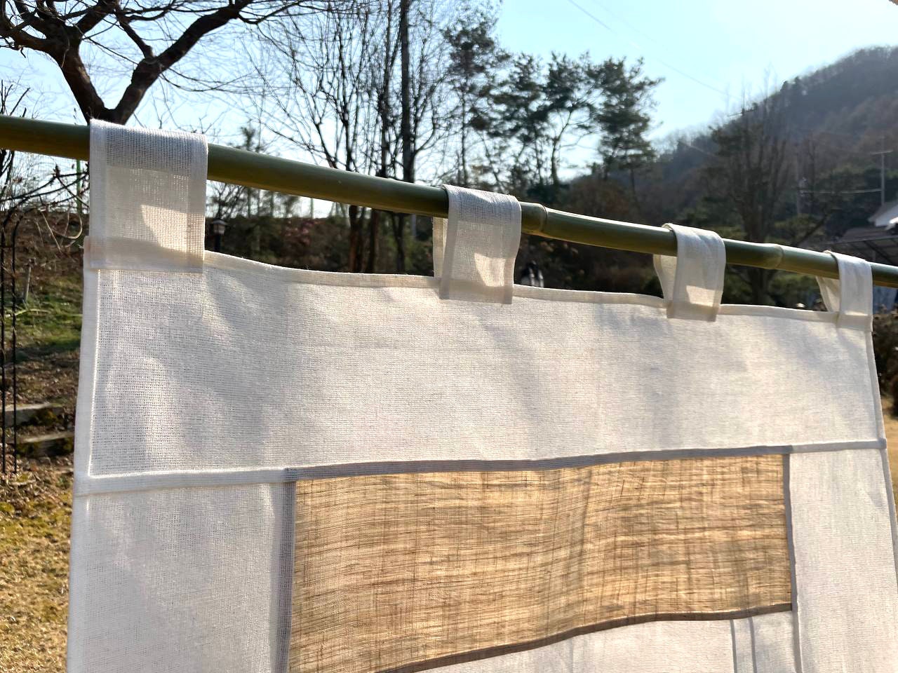 Ramie Korean Patchwork Curtain/ Korea Traditional Jogakbo - Etsy