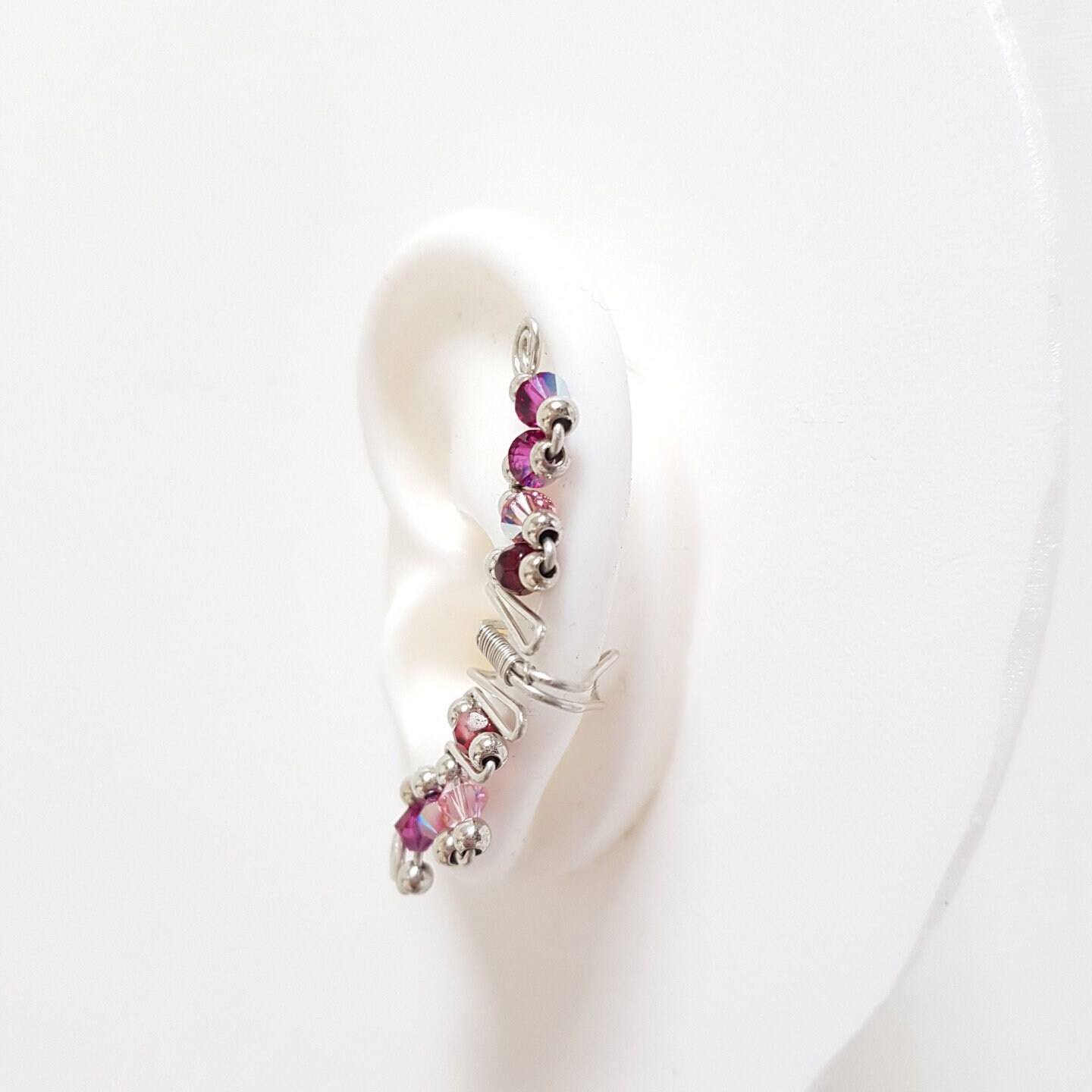 Rose Pink Ear Cuff Korean Traditional & Modern Hanbok - Etsy