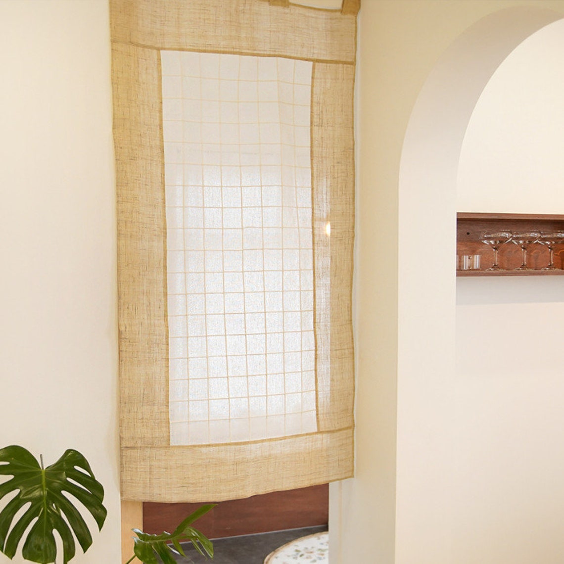 Ramie Korean Patchwork Curtain/ Korea Traditional Jogakbo | Etsy