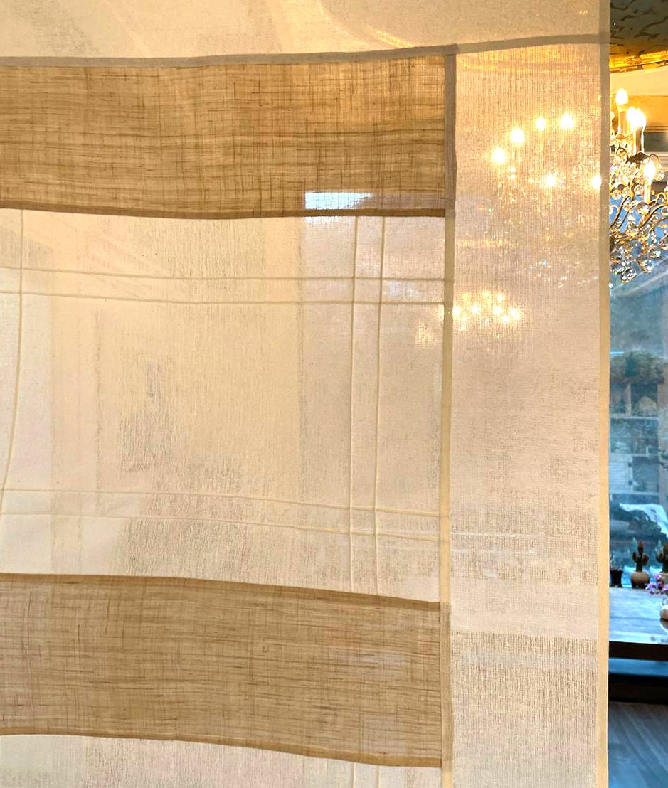 Ramie Korean Patchwork Curtain/ Korea Traditional Jogakbo Curtain ...