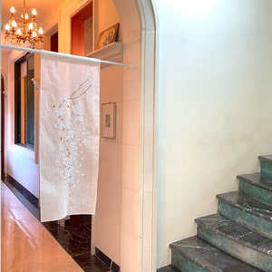 Korean Embroidery Hemp Curtain/ Korea Traditional Wall Deco, Korean ...