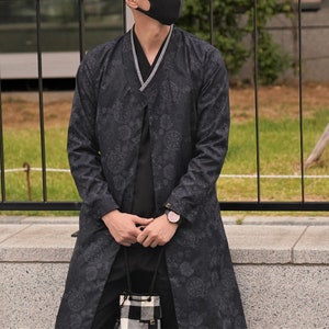 Hanbok Jacket Durumagi for Unisex, Korean Modern Hanbok Traditional ...