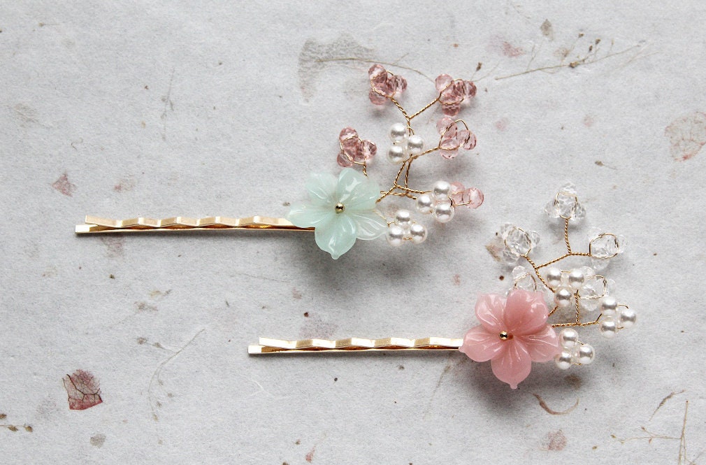 Hanbok Hair Clip Korean Traditional Hanbok Hair Pin Flower | Etsy