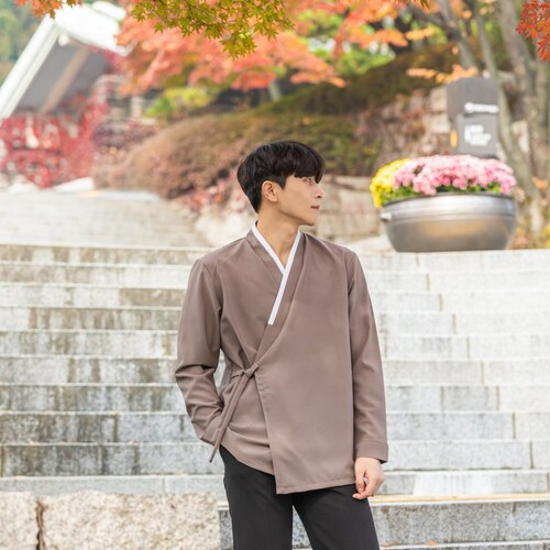 Hanbok Shirt for Men Korean Modern Hanbok Top Jacket Casual - Etsy