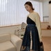 Hanbok Women Wrap Style 3 Layers Skirt, Beautiful Korean Modern Hanbok ...