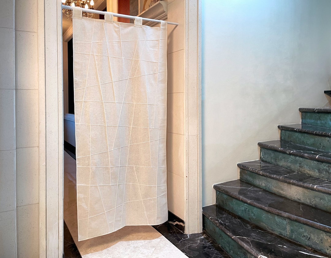 Ramie Korean Patchwork Curtain/ Korea Traditional Curtain, Korean ...