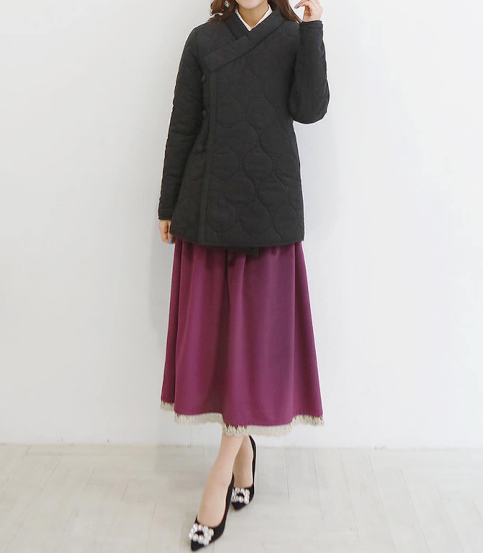 Hanbok Thick Quilted Jacket Durumagi for Women Korean Modern | Etsy