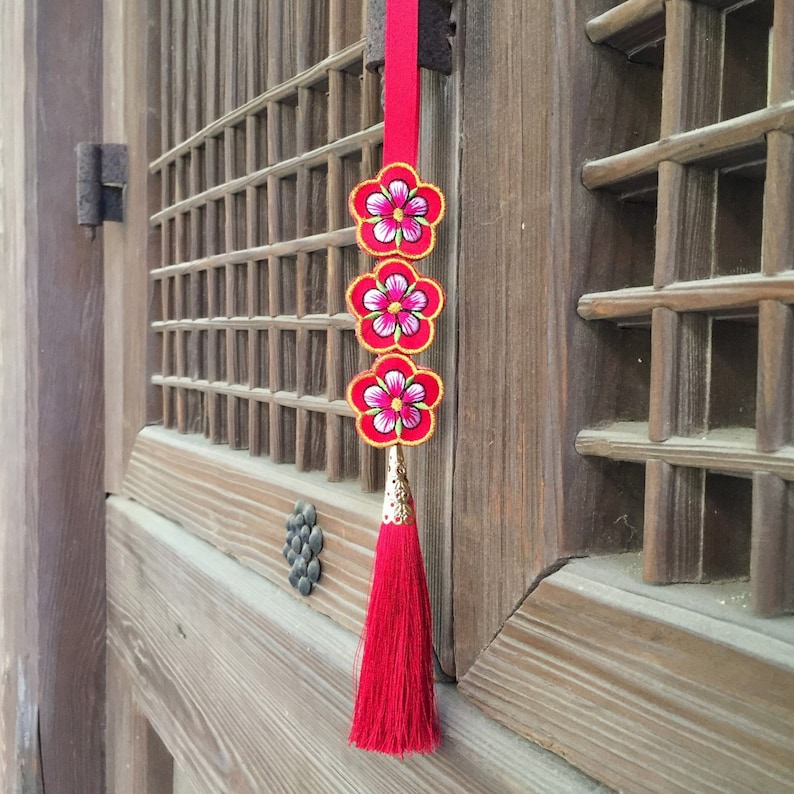 Norigae Beautiful Korean Traditional Hanbok Accessory Rose - Etsy