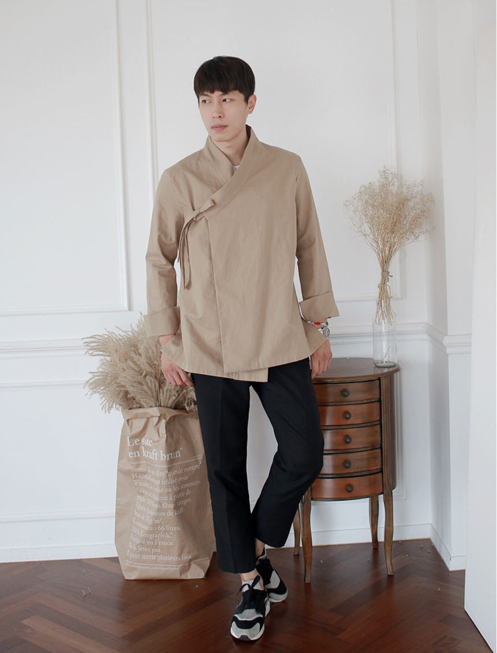 Hanbok Shirt for Men Korean Modern Hanbok Top Jacket Casual - Etsy