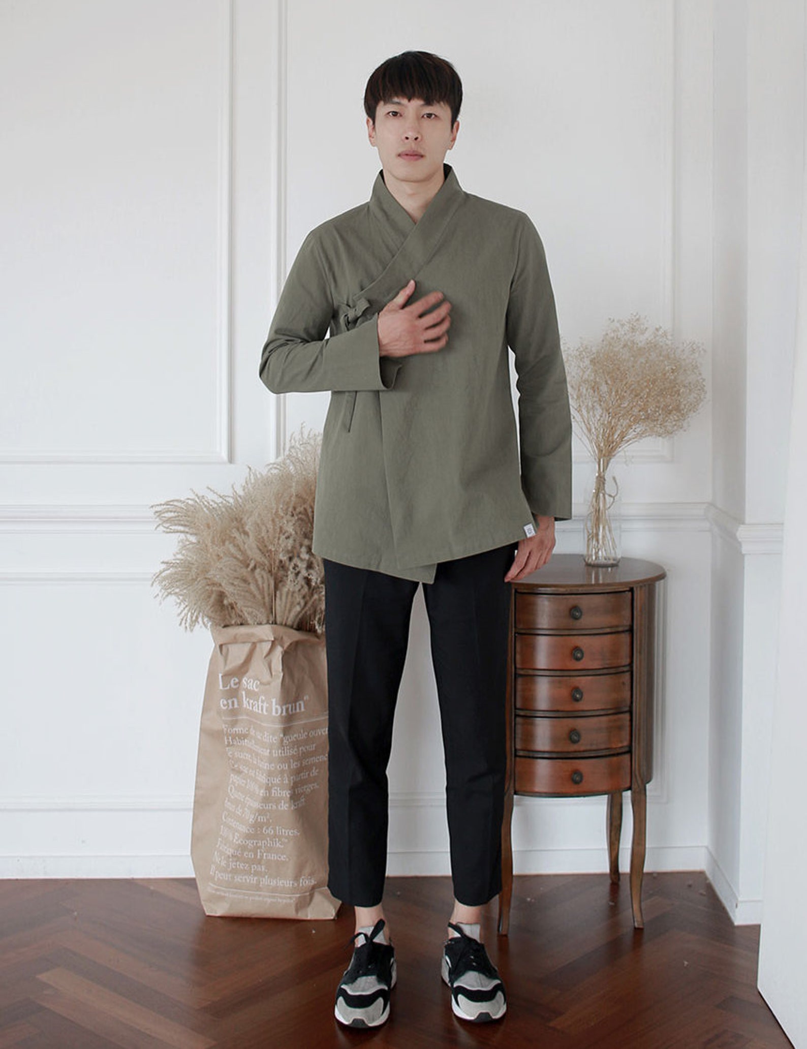 Hanbok Shirt for Men Korean Modern Hanbok Top Jacket Casual - Etsy