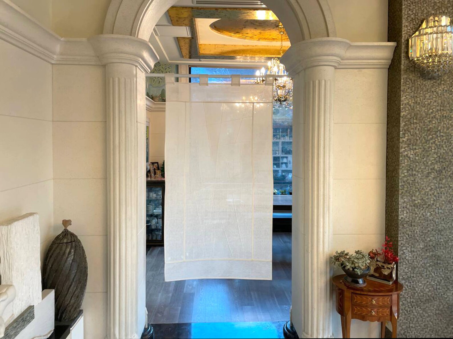 Ramie Korean Patchwork Curtain/ Korea Traditional Jogakbo Curtain ...