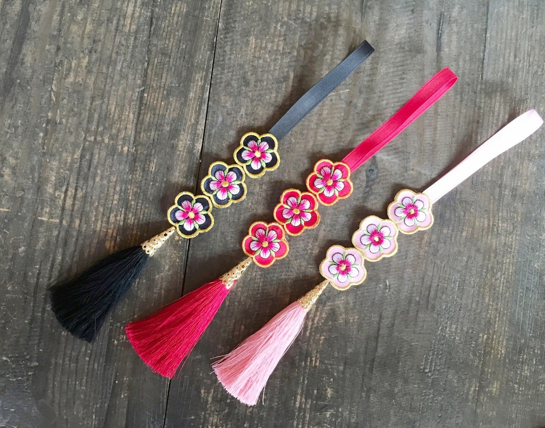 Norigae, Beautiful Korean Traditional Hanbok Accessory, Rose of Sharon ...