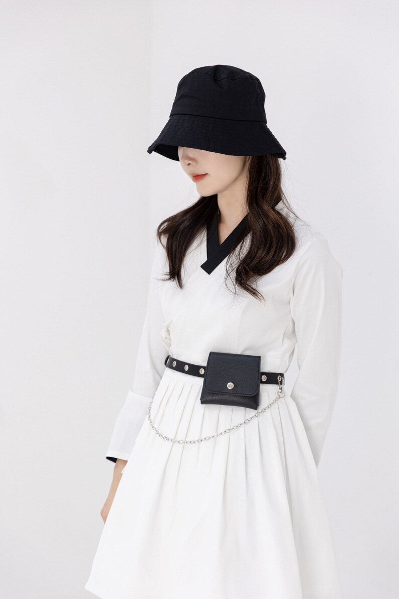 Hanbok Women Mini Dress Korean Modern Hanbok Wrap Style - Etsy