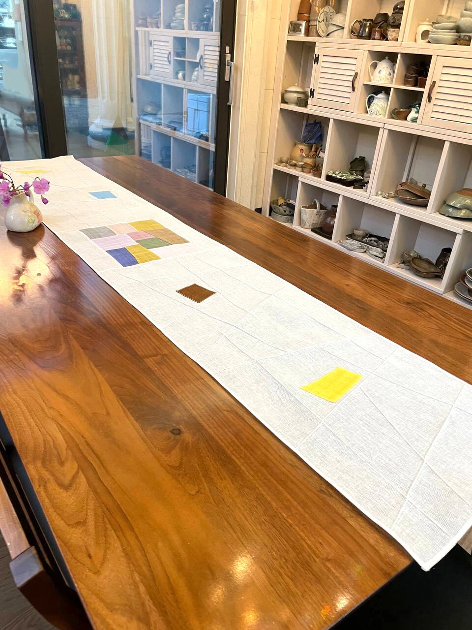 Ramie Korean Patchwork Curtain/table Runner Korea Traditional - Etsy