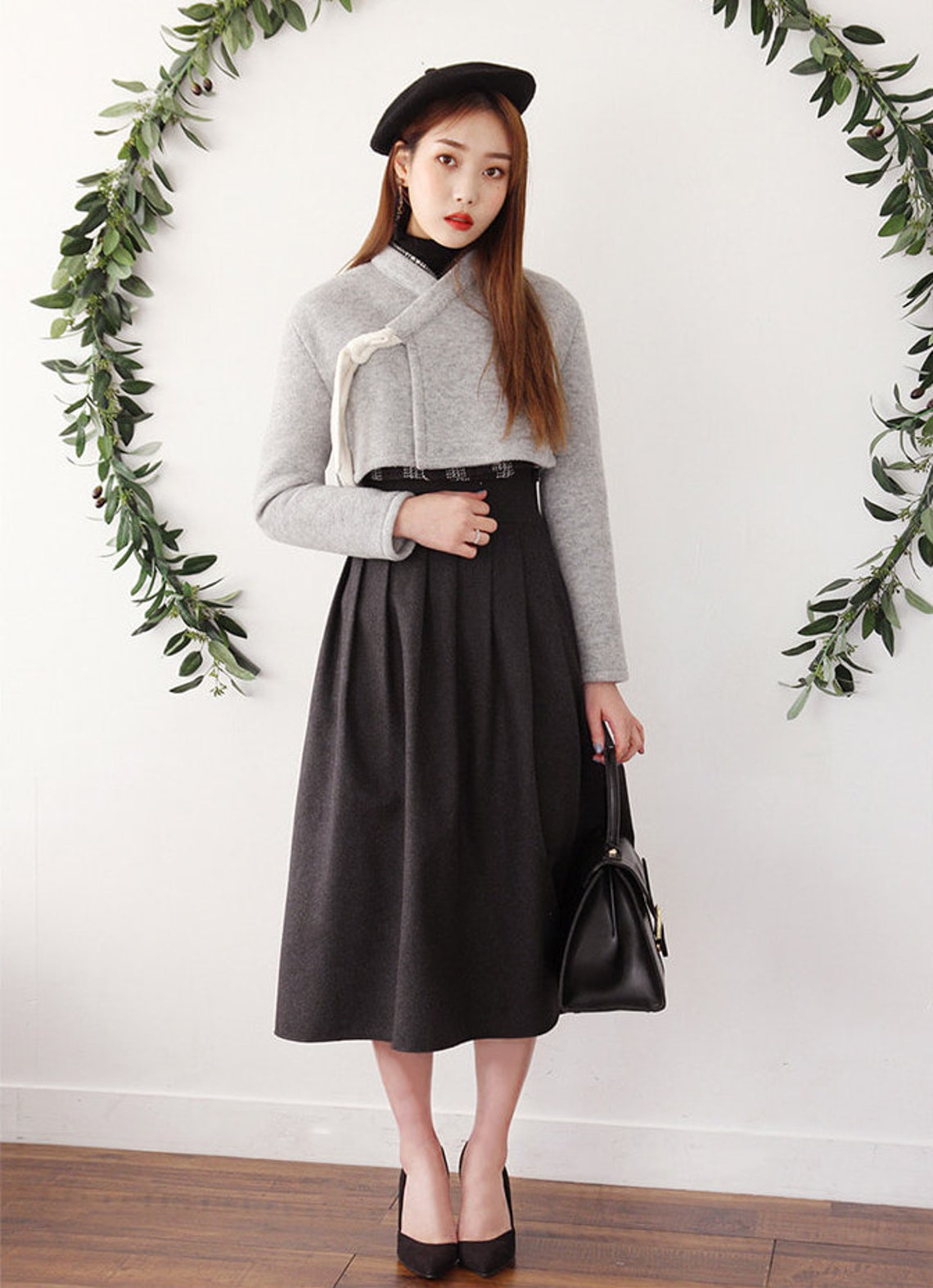 Hanbok Women Warm Short Jacket Top Korean Modern Hanbok - Etsy