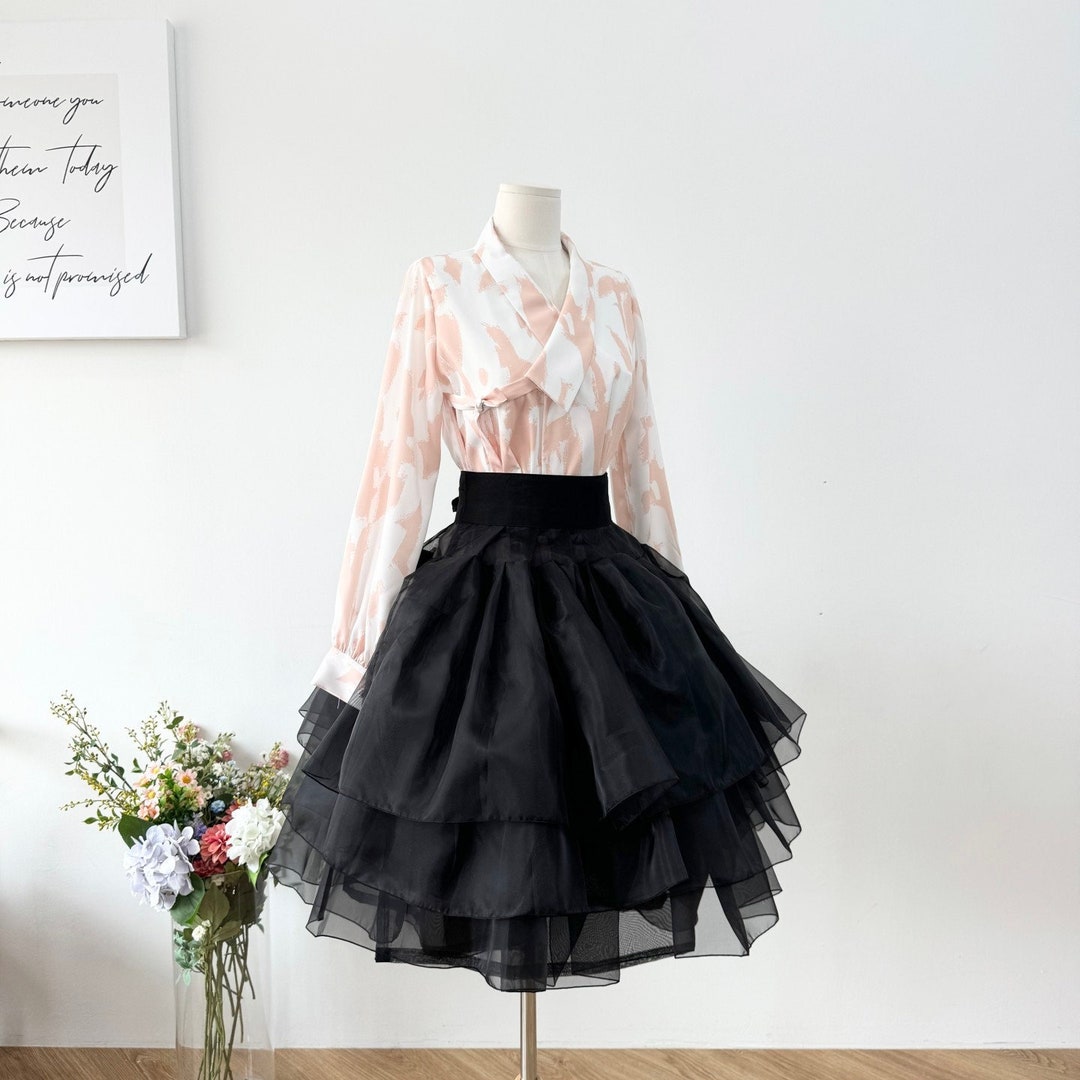 Hanbok Wrap Style Petticoat, Beautiful Korea Traditional Dress Hanbok ...