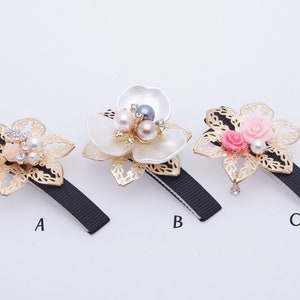 Hanbok Hair Clip, Korean Traditional Hanbok Hair Pin a Gold Flower Hair ...