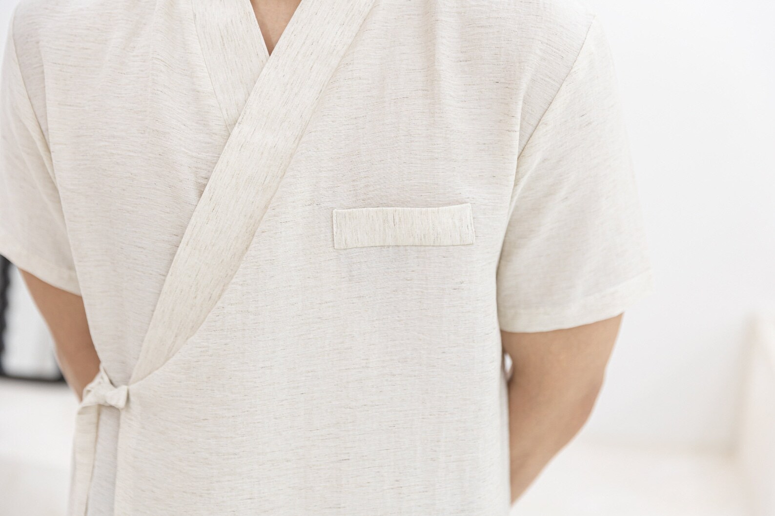 Hanbok Linen Shirt for Men Korean Modern Hanbok Short Sleeve - Etsy