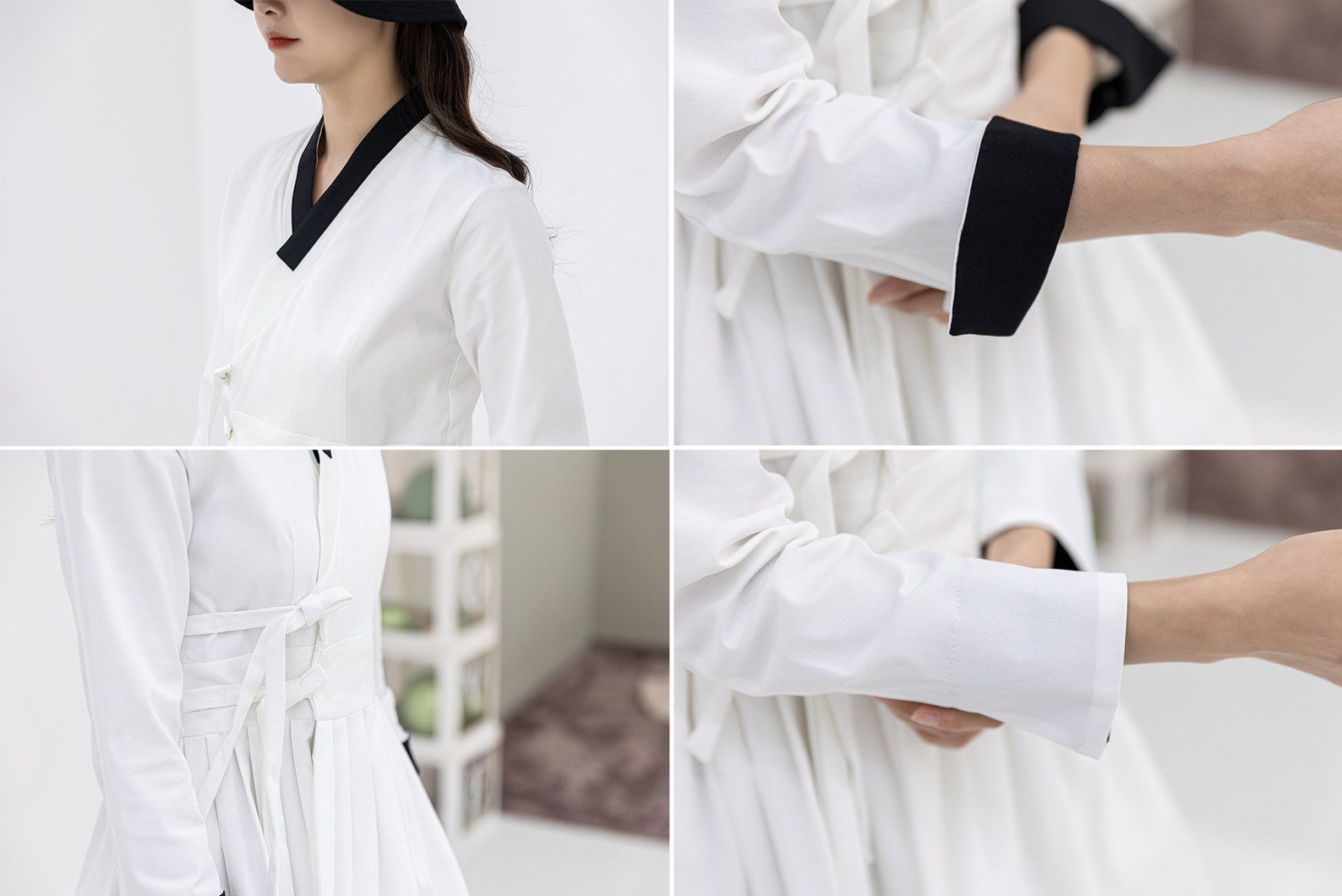 Hanbok Women Mini Dress Korean Modern Hanbok Wrap Style - Etsy